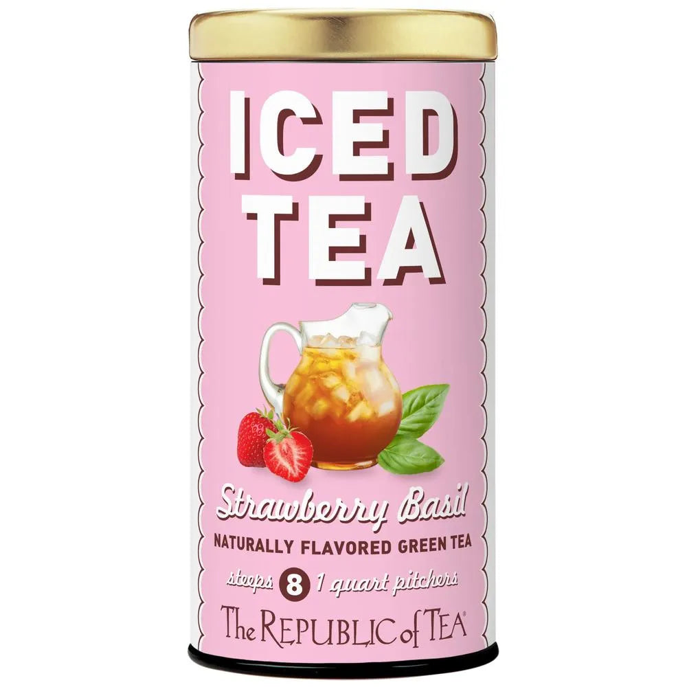 Republic of Tea Iced T Strawberry Basil – Bekah Kate's